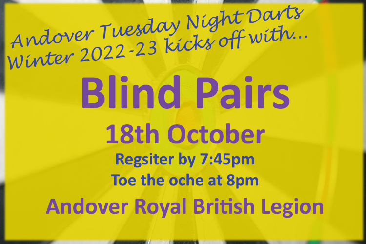Blind Pairs - Andover Darts