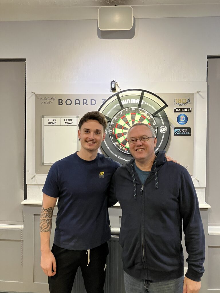 Ellis & Smith – Blind Pairs winners - Andover Darts